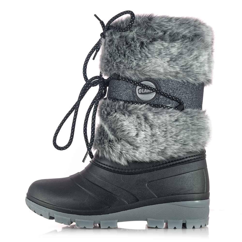 Dámske sivé zimné snehule Olang Puff antracite 816 | Blichar.sk