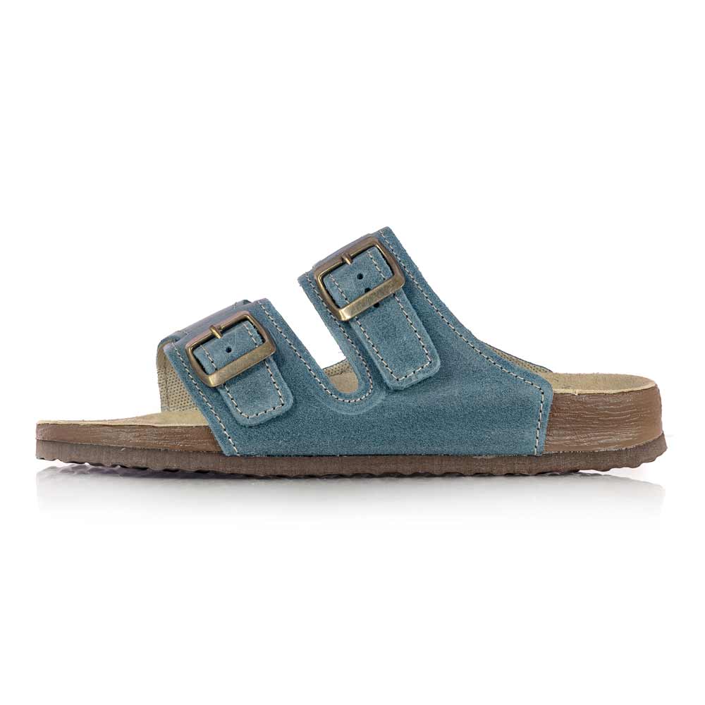 Dámske riflovo-modré zdravotné šľapky Protetika T16 95 | Blichar.sk